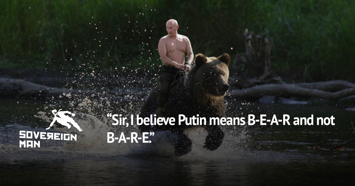 Putin Challenges Biden to Bear-Riding Competition to Settle Ukraine ...
